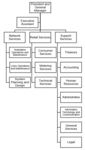 Organizational Structure – Tarlac Electric